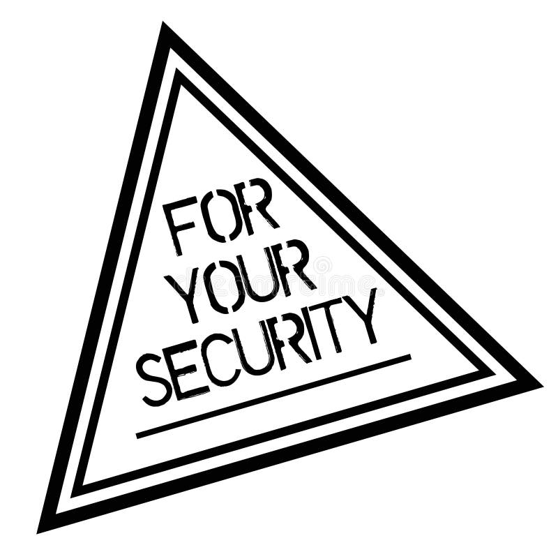 Security stamp vector stock vector. Illustration of work - 107103350