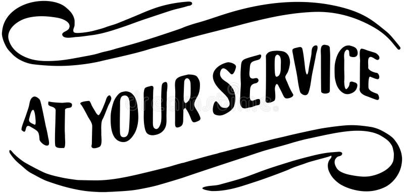 At Your Service 2 stock vector. Illustration of classic - 42099042