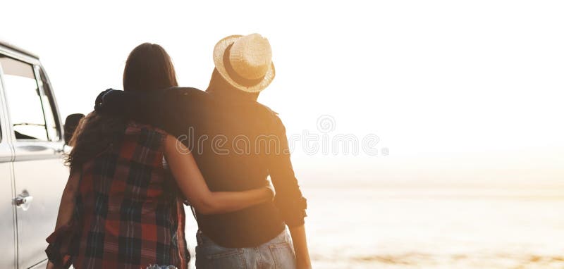 Always By Your Side Forever And A Day Rearview Shot Of Two Young