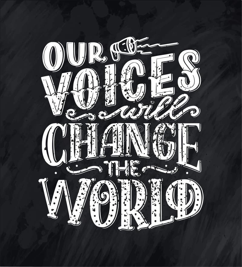 Your Voice Matters Quote Lettering. Calligraphy Inspiration Graphic ... Your Voice Matters Quote Lettering. Calligraphy Inspiration Graphic ...