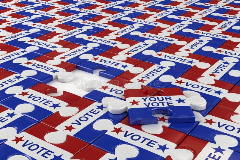 Your vote is important stock illustration. Illustration of opinion ...
