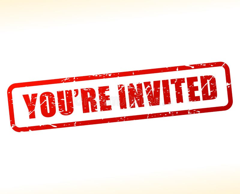 You Invited Red Stamp Stock Illustrations – 20 You Invited Red Stamp ...