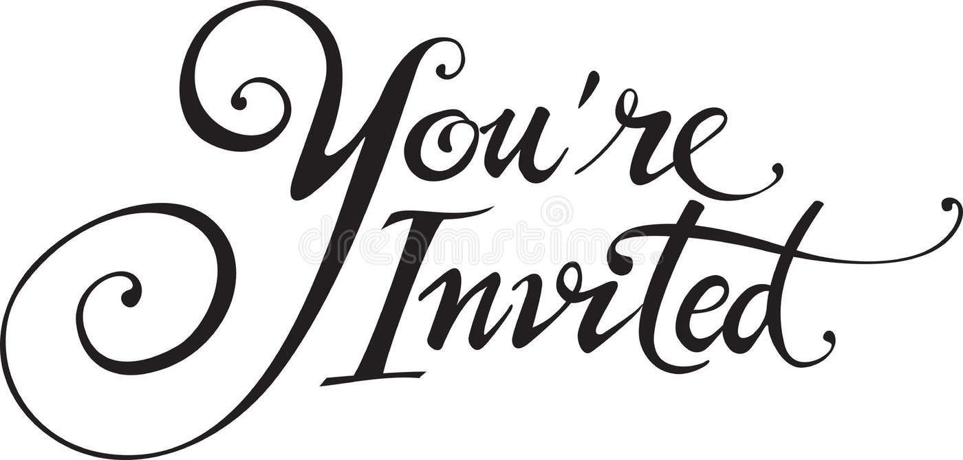 Youre Invited Stock Illustrations – 264 Youre Invited Stock ...