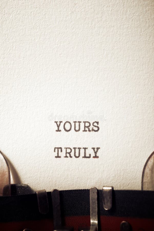 Sincerely yours stock image. Image of letter, communicate - 2030809