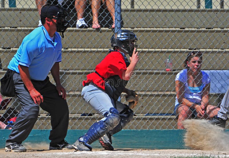 Cloud of Dust stock image. Image of catcher, player, ladies - 2787951