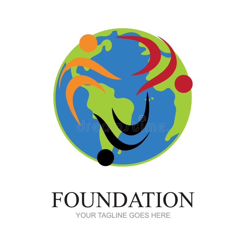 Youth Foundation Logo Creative People Education Logo Concept Stock ...
