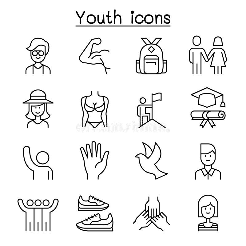 Youth Icon Stock Illustrations – 46,063 Youth Icon Stock Illustrations ...