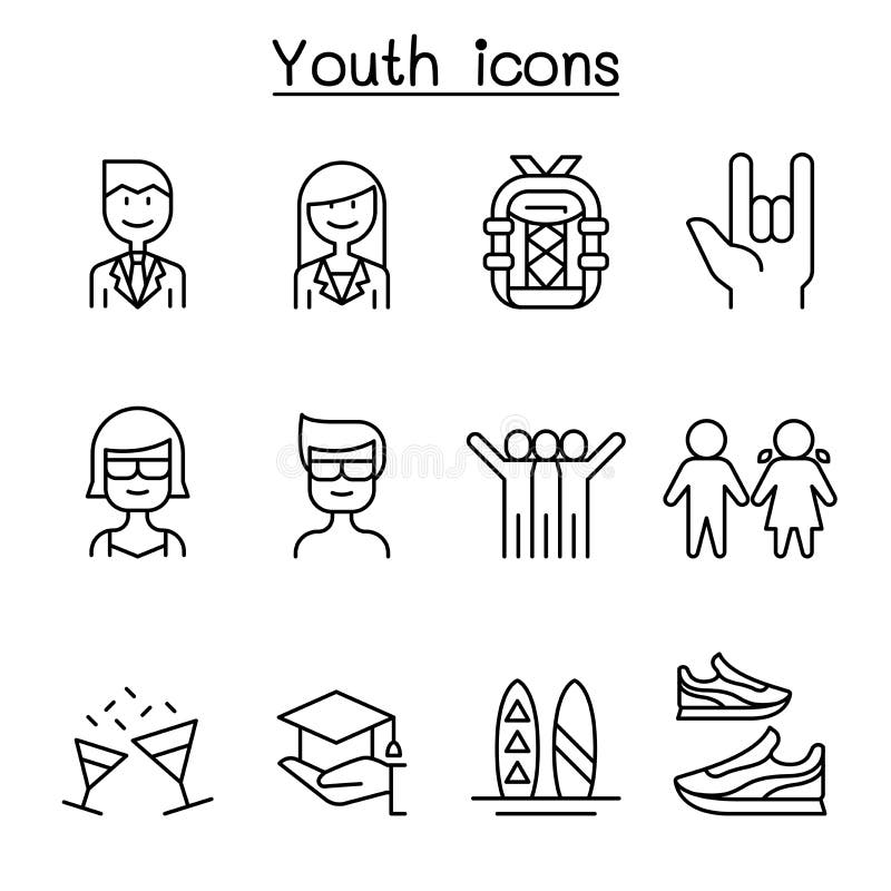Youth boy icon stock vector. Illustration of isolated - 213584817