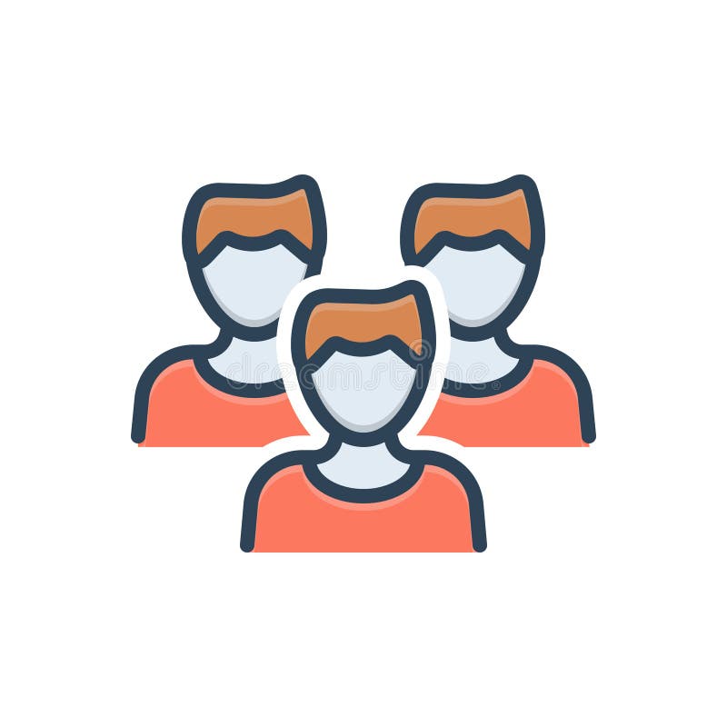 Color Illustration Icon for Youth, Youthful and Puberty Stock ...