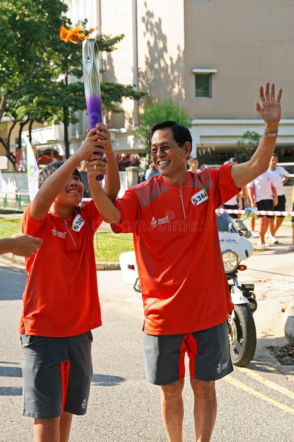 Youth Olympic Games 2010 Torch Relay Editorial Photography - Image of ...
