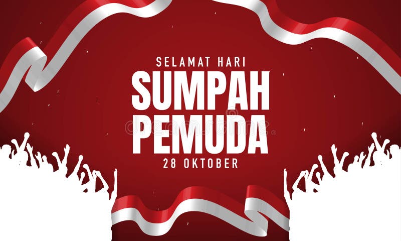 Youth Pledge Day Background. Vector Illustration Stock Vector ...