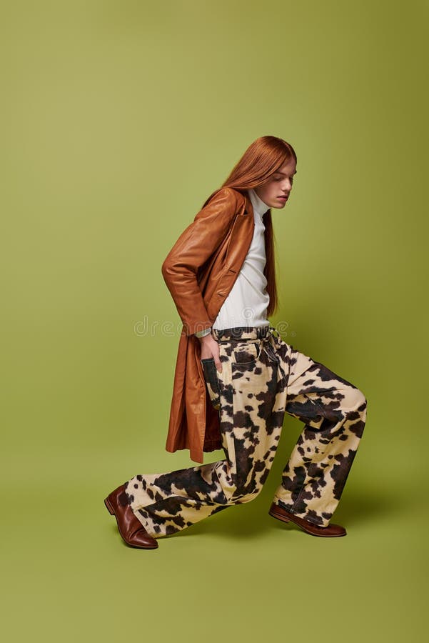 Youthful Expression Captured in a Striking Stock Image - Image of ...