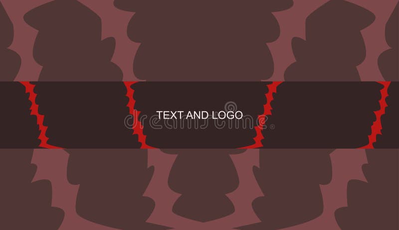 YouTube Channel Banner Red Abstract Template Stock Vector ...