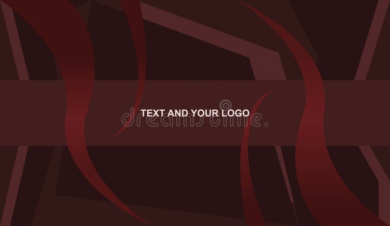 Youtube Channel Banner Template with Lines and Shapes Stock Vector ...