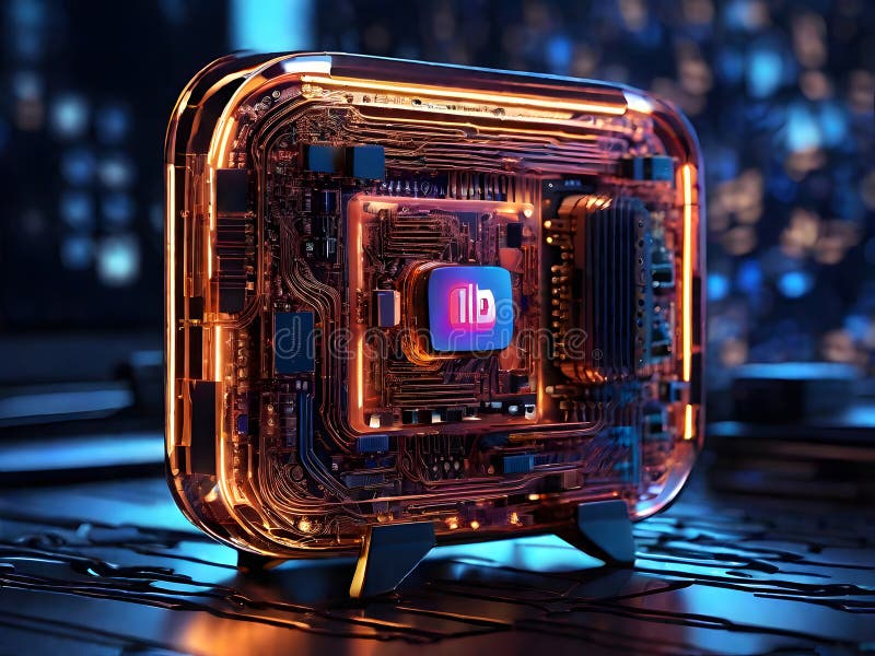 An Youtube Channel Logo Idea Stock Illustration - Illustration of blue ...