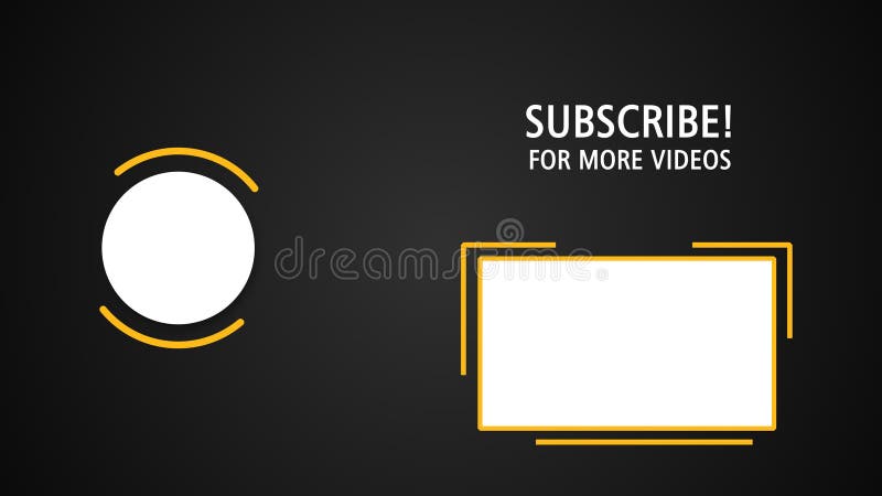YouTube End Screen Animation Stock Video - Video of button, screen ...