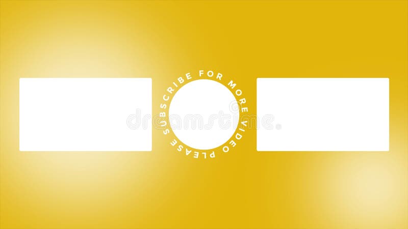 YouTube End Screen stock illustration. Illustration of final - 269029190