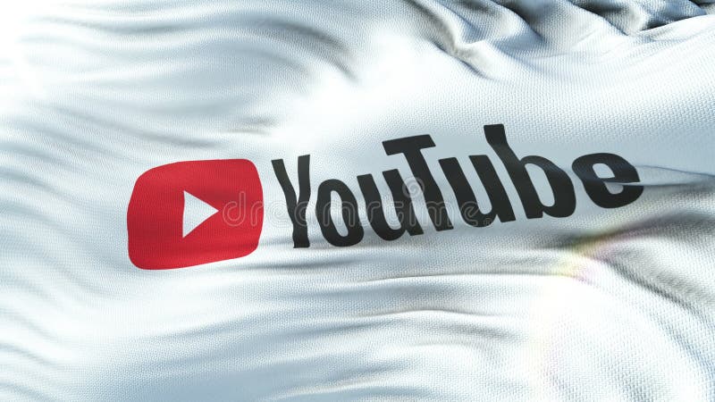 Youtube Flag Waving in Wind Continuous Seamless Loop Background. Stock ...