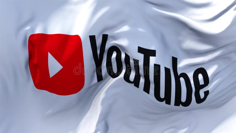 Youtube Flag Waving in Wind Continuous Seamless Loop Background. Stock ...