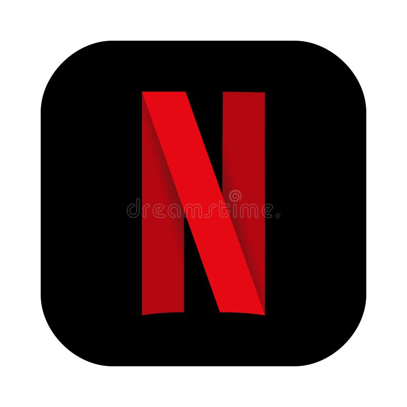 Netflix App Icon. Video Streaming Service, Media Company Editorial ...