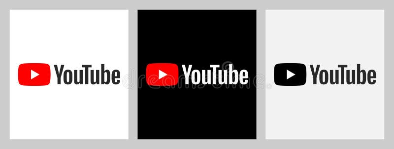 Youtube Logo in Different Forms Editorial Image - Illustration of ...