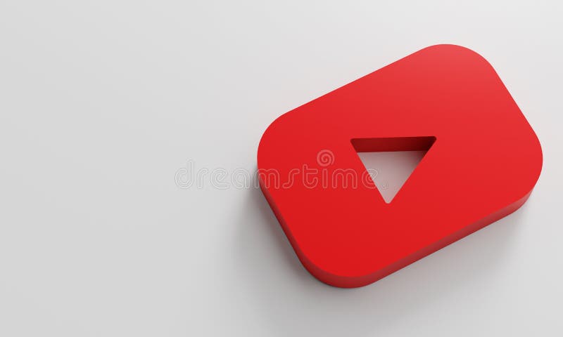 Instagram Logo Minimal Simple Design Template. Copy Space 3D Editorial ...