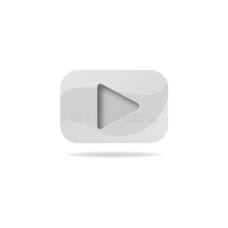 Youtube Silver Play Button Vector Design Stock Illustrations – 6 ...