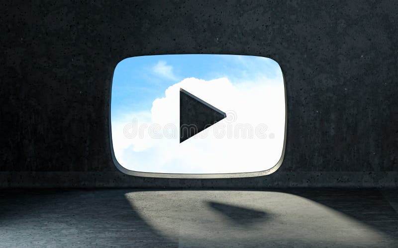 Youtube Social Icon Showing Inside of Interior with Sunray Shiny ...