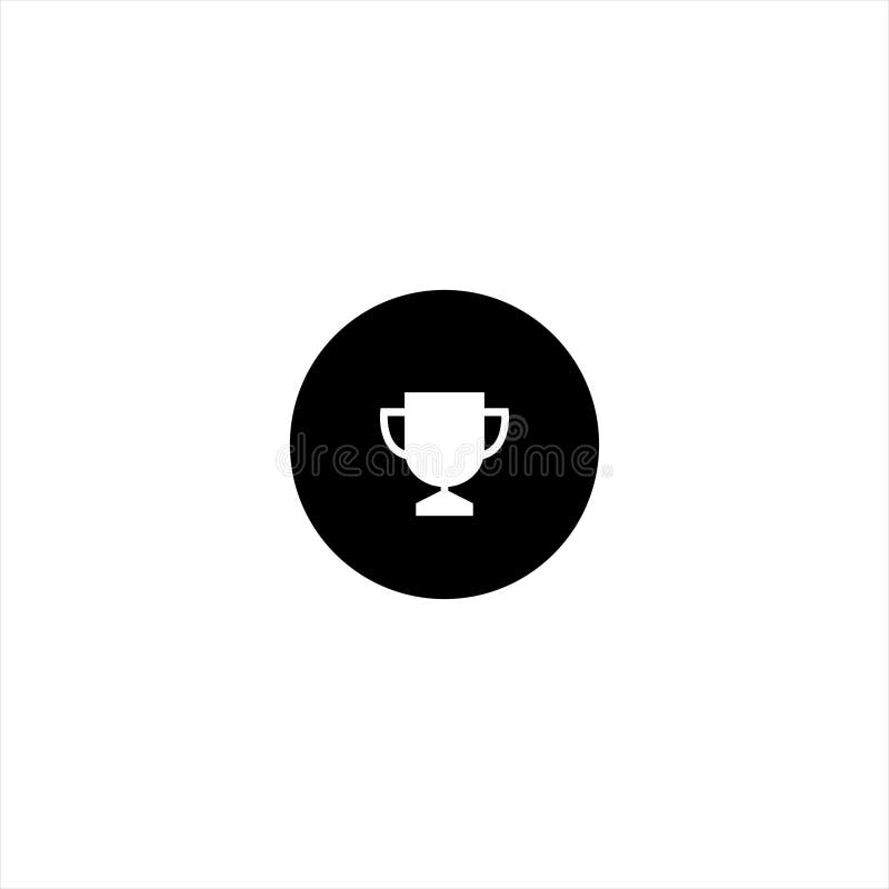 Youtube Sport Trophy Button Icon Vector in Retro Style Stock Vector ...