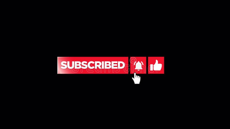 YouTube Subscribe Button stock video. Video of alpha - 259770197