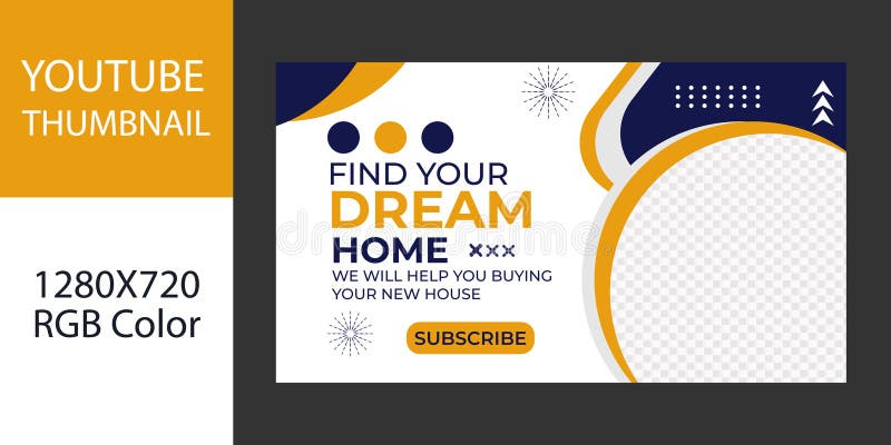 Youtube Thumbnail Web Banner Background Image Design for Real Estate ...