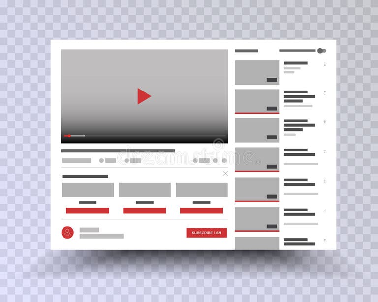 Youtube Frame Stock Illustrations – 1,698 Youtube Frame Stock ...