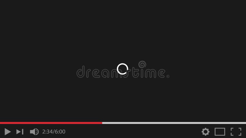 Internet Loading Screen Loop Generic Design Stock Video - Video of ...