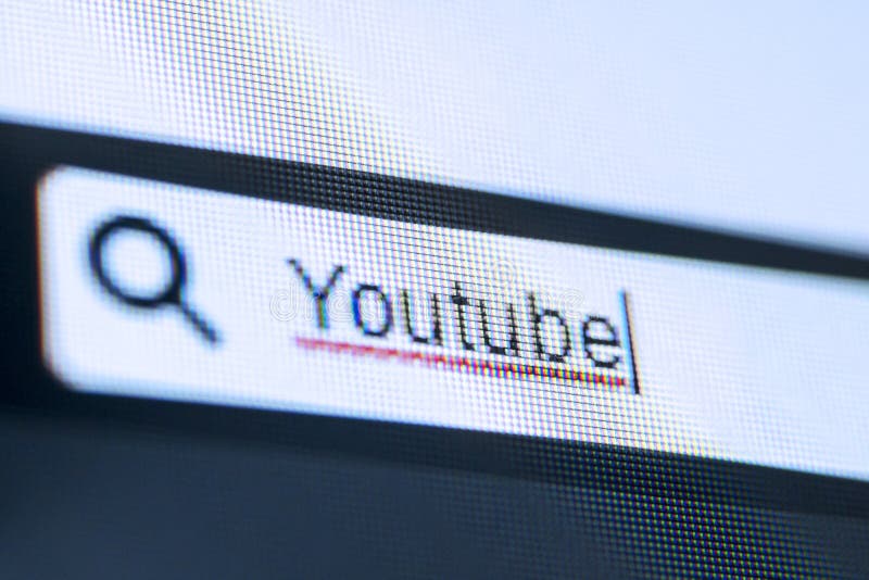 YouTube Word Typed on the Browser Tab Editorial Photography - Image of ...