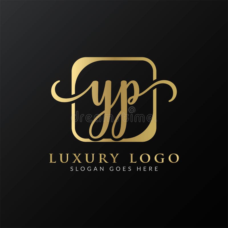 YP Logo Design Vector Template. Initial Luxury Letter YP Vector ...