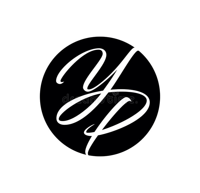 YP Monogram Initial Logo Sign Stock Vector - Illustration of minimalist ...