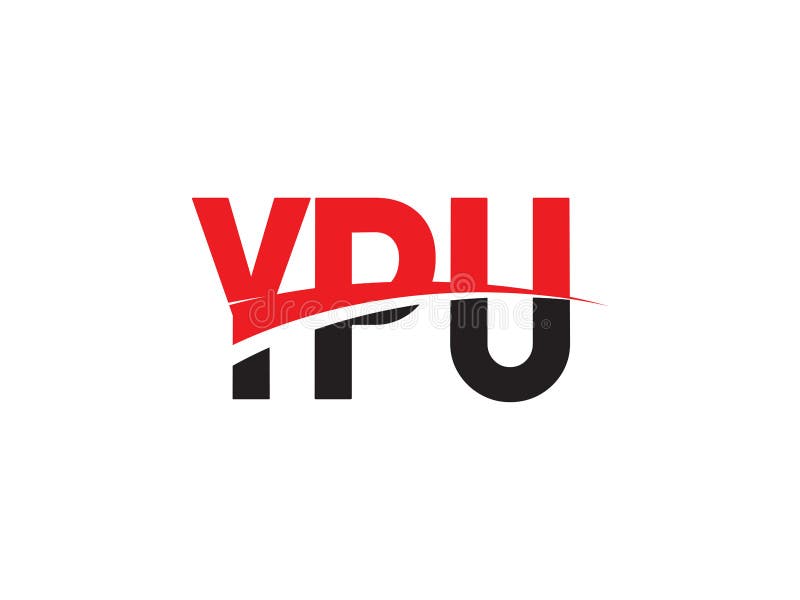 YPU Letter Initial Logo Design Vector Illustration Stock Vector ...