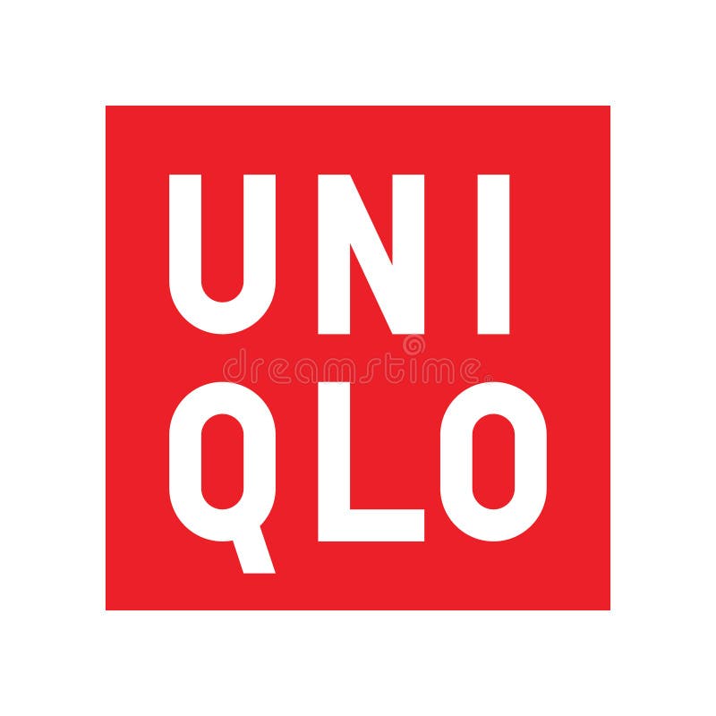 Uniqlo Logo Vector Illustration Editorial Image - Illustration of ...