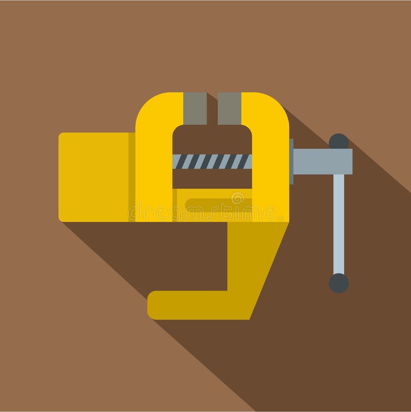 Vise tool icon digital red stock vector. Illustration of clip - 98980587