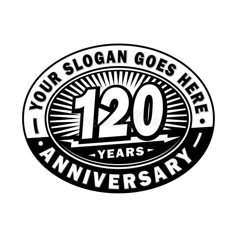 120 Years Anniversary Celebration. 120th Anniversary Logo Design. 120 ...