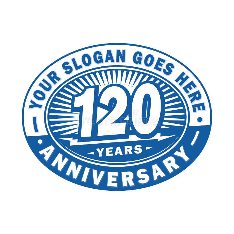120 Years Anniversary Celebration. 120th Anniversary Logo Design. 120 ...