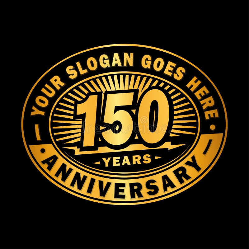 150 Years Anniversary Celebration. 150th Anniversary Logo Design. 150 ...