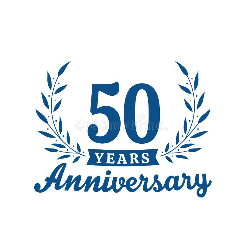 50 Years Anniversary Celebration Logotype. 50th Anniversary Logo ...