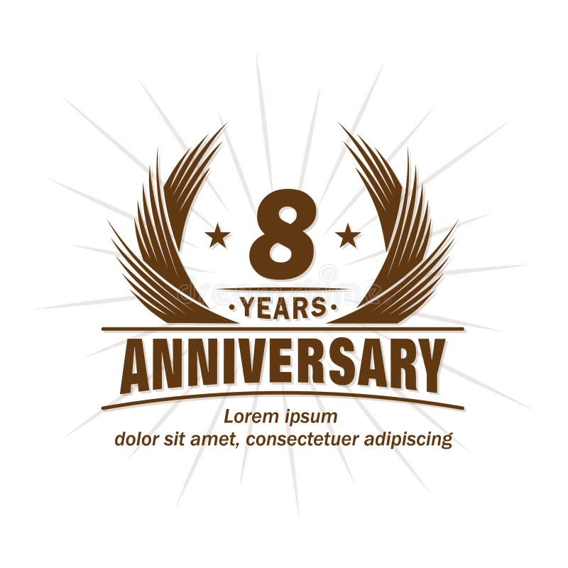 8th Anniversary Stock Illustrations – 400 8th Anniversary Stock ...