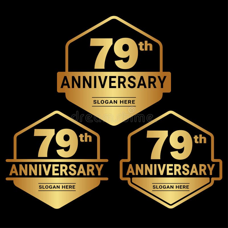 79 Years Anniversary Celebration Logotype. 79th Anniversary Logo ...