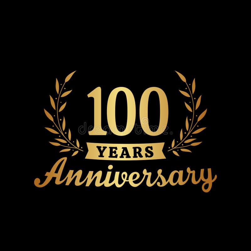 100 Years Anniversary Celebration Logotype. 100th Anniversary Logo ...