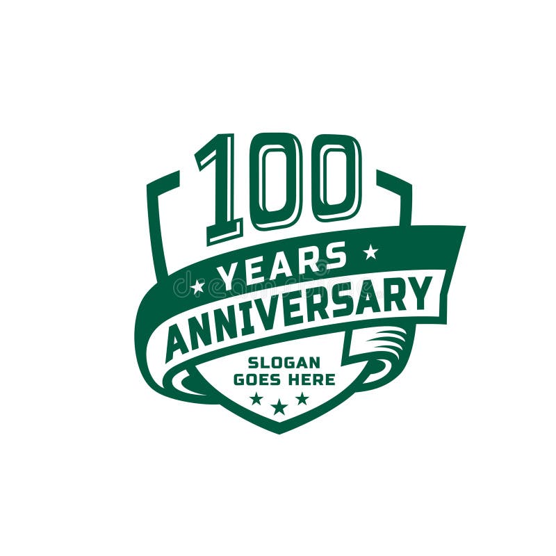 100 Years Anniversary Celebration Design Template. 100th Anniversary ...
