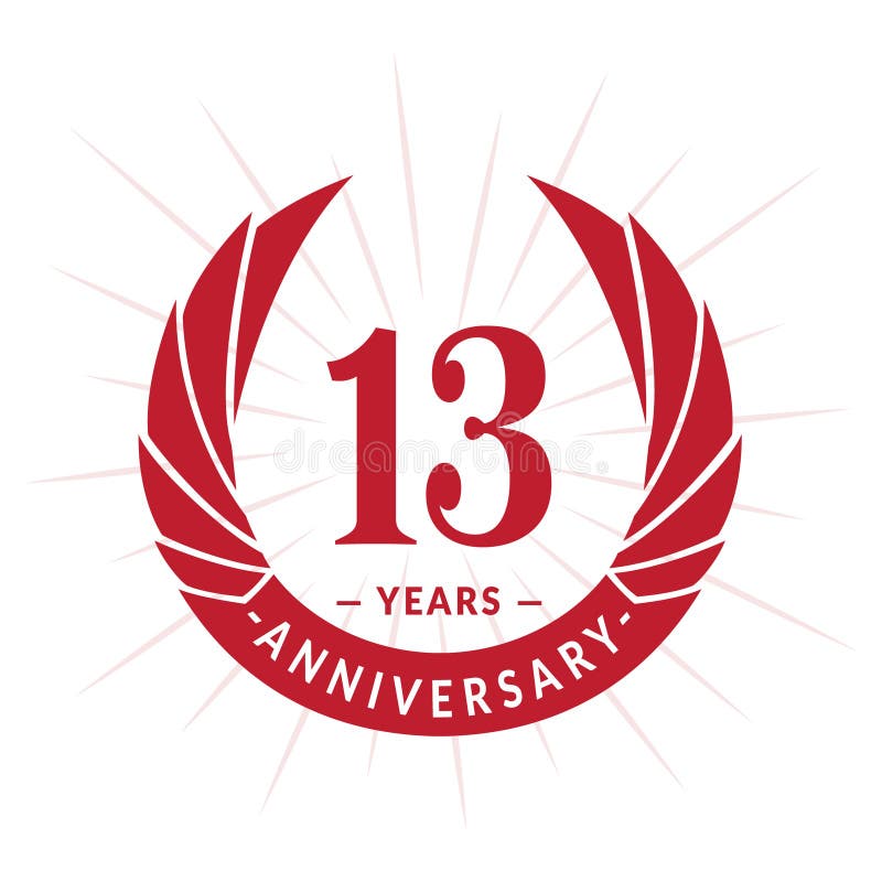 Celebrating 13 Years Badge Stock Illustrations – 208 Celebrating 13 ...