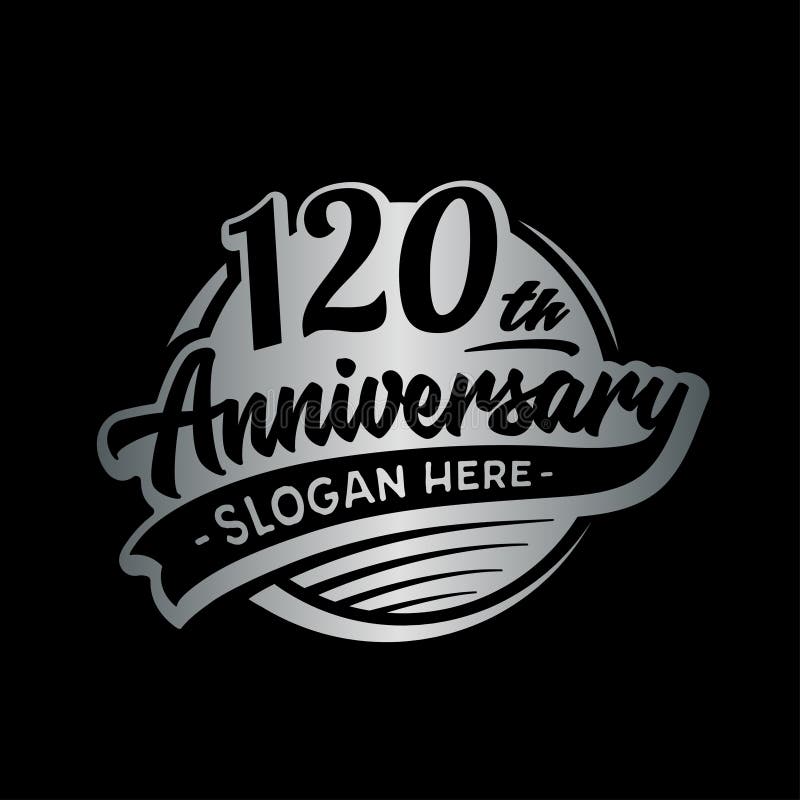 120 Years Anniversary Design Template. Vector and Illustration. 120th ...