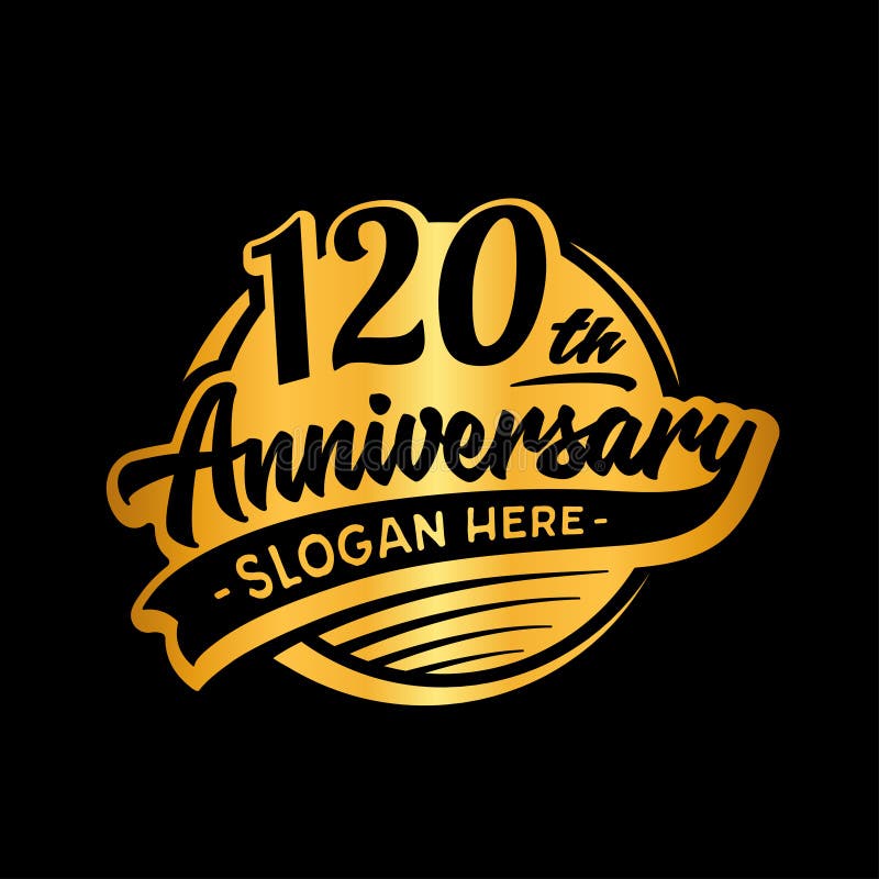 120 Years Anniversary Design Template. Vector and Illustration. 120th ...